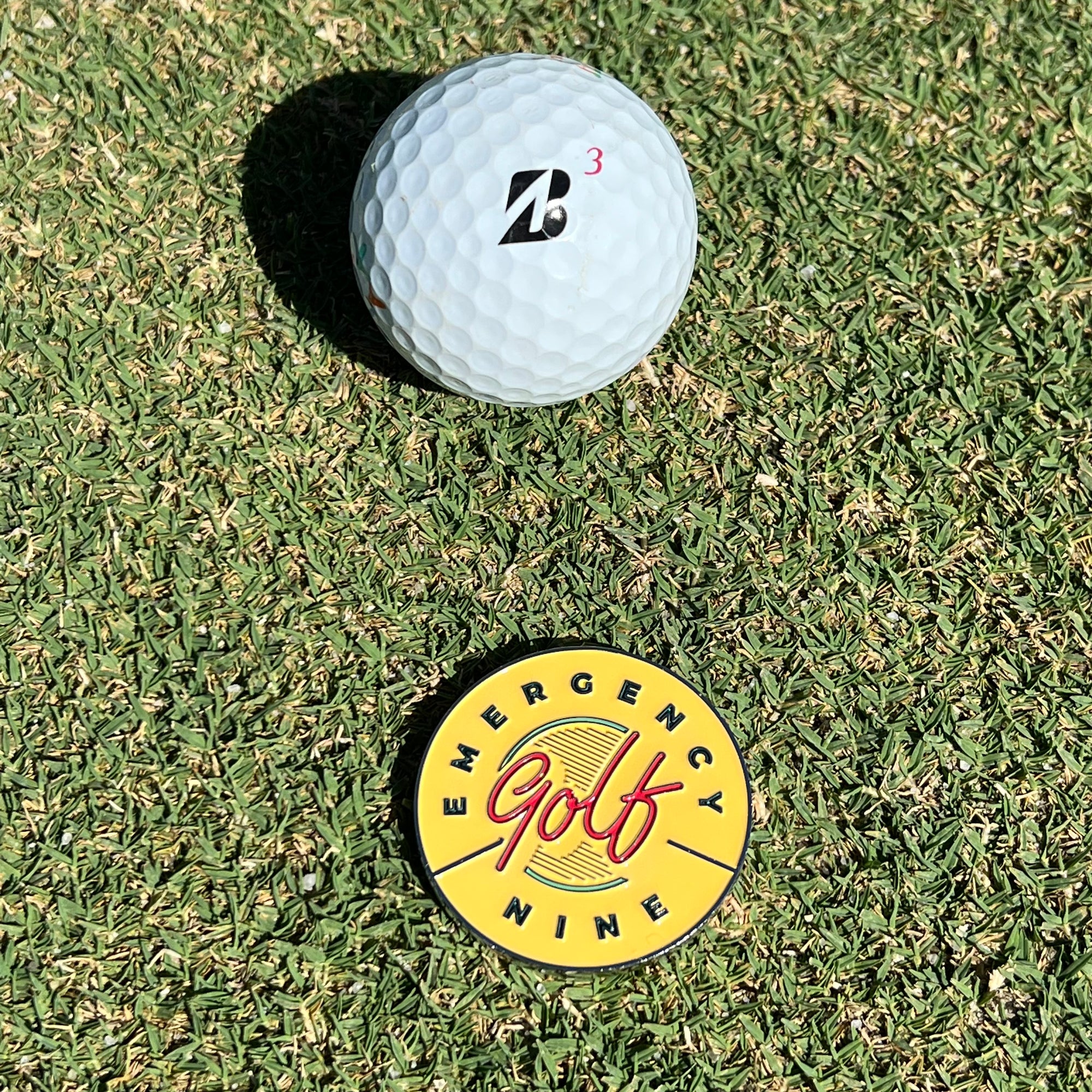 Emergency Nine Golf Ball Marker 2-in-1 by e9 golf – e9.golf
